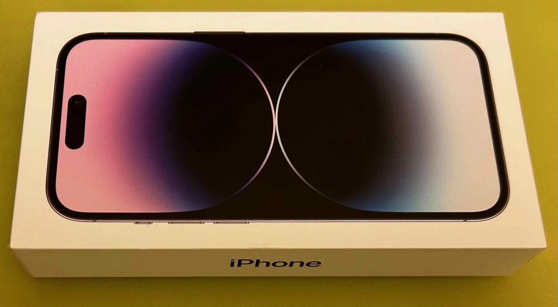 iPhone 14 Pro A2890 MPUF3ZD/A Black with Light Blue Green screen ...