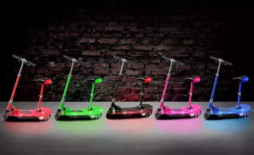Brand new kids Electric Scooter LED Light Up Ride On Escooter ...