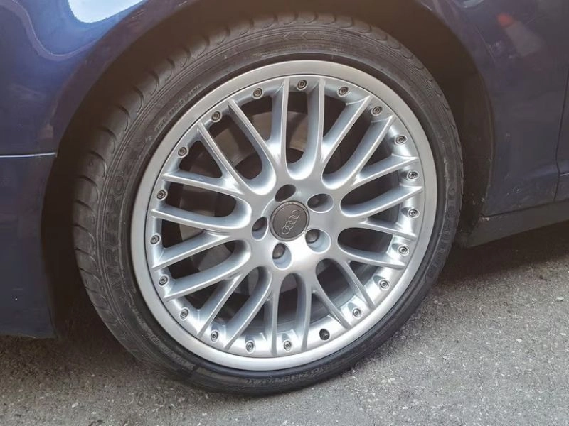 AUDI A6 4F SET 4x 19'' GENUINE SPEEDLINE SPLIT RIM SILVER ALLOY WHEELS ...