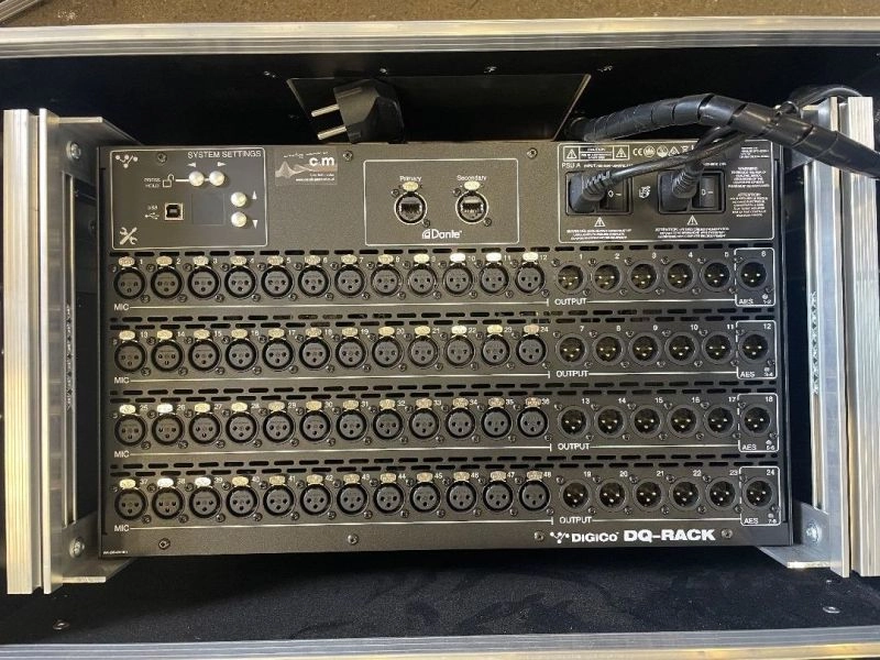 Digico DQ Rack with Dante 64@96Khz